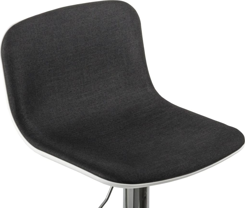 Barová židle G21 Lima látková, black [60023300]