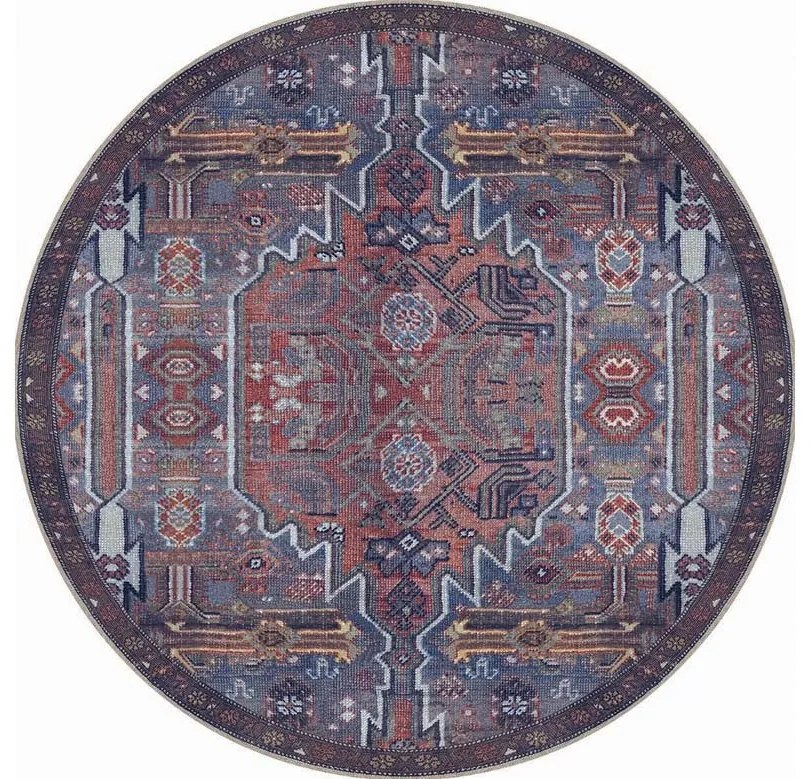 Conceptum Hypnose Kusový koberec Soul Chenille - Rustic AL 144, Vícebarevná, 150 cm KRUH
