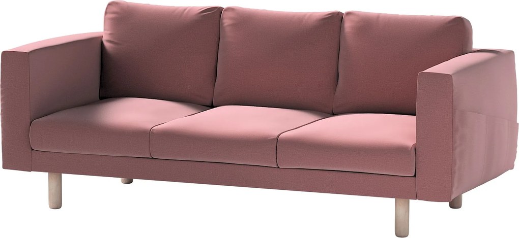 Potah na pohovku IKEA Norsborg 3-místná barva fialová látka sametová