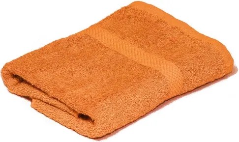 Froté ručník 50x100 - Swan oranžová Lobles