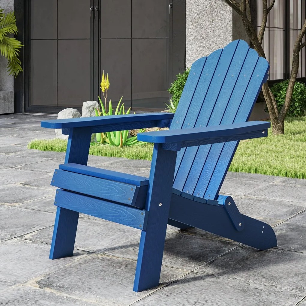Costway Sada 2 židlí Adirondack skládací židle Adirondack odolná