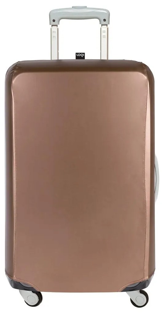 Obal na kufr Metallic Rose Gold Loqi
