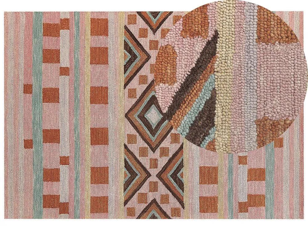 Vlněný koberec 160 x 230 cm barevný YOMRA Beliani
