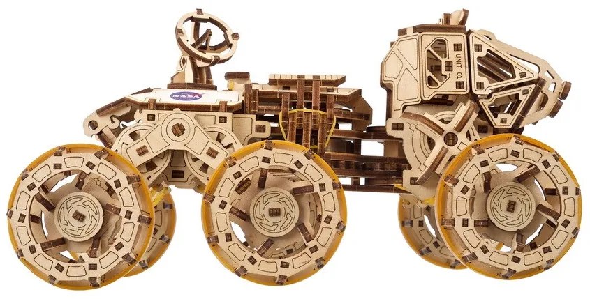 Ugears 3D dřevěné mechanické puzzle Mars Rover