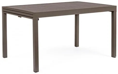 BIZZOTTO Rozkládací zahradní stůl PELAGIUS 135x90 cm hnědý