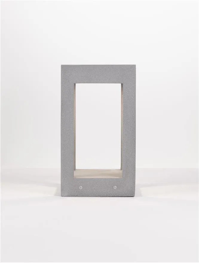 NV 9540215 Venkovní sloupkové svítidlo BEV šedý beton skleněný difuzor LED 5W 3000K 120-230V IP65 - NOVA LUCE