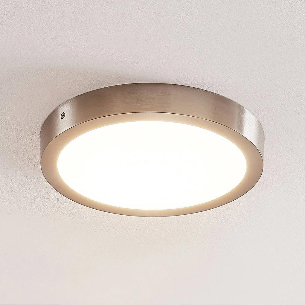 ELC Merina LED stropní svítidlo nikl, 30cm