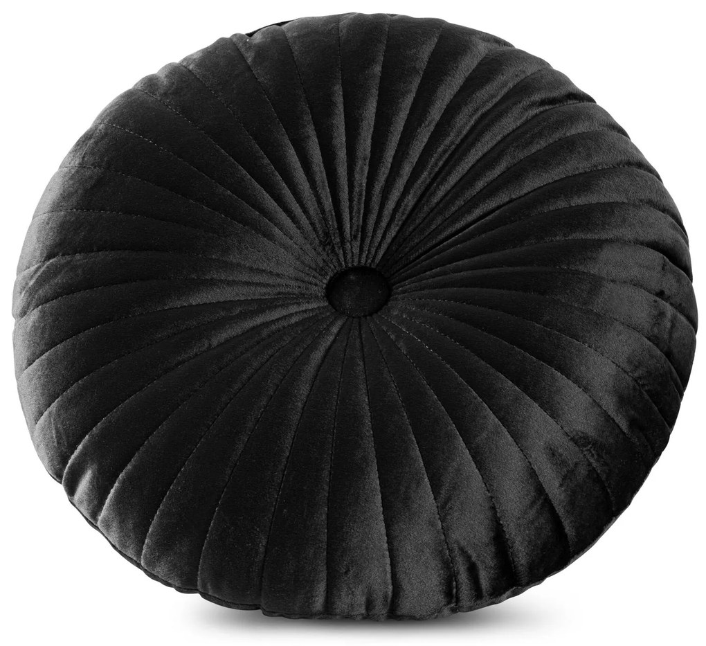 DEKORAČNÍ POLŠTÁŘ VELVET68 (FI) 40 CM ČERNÁ