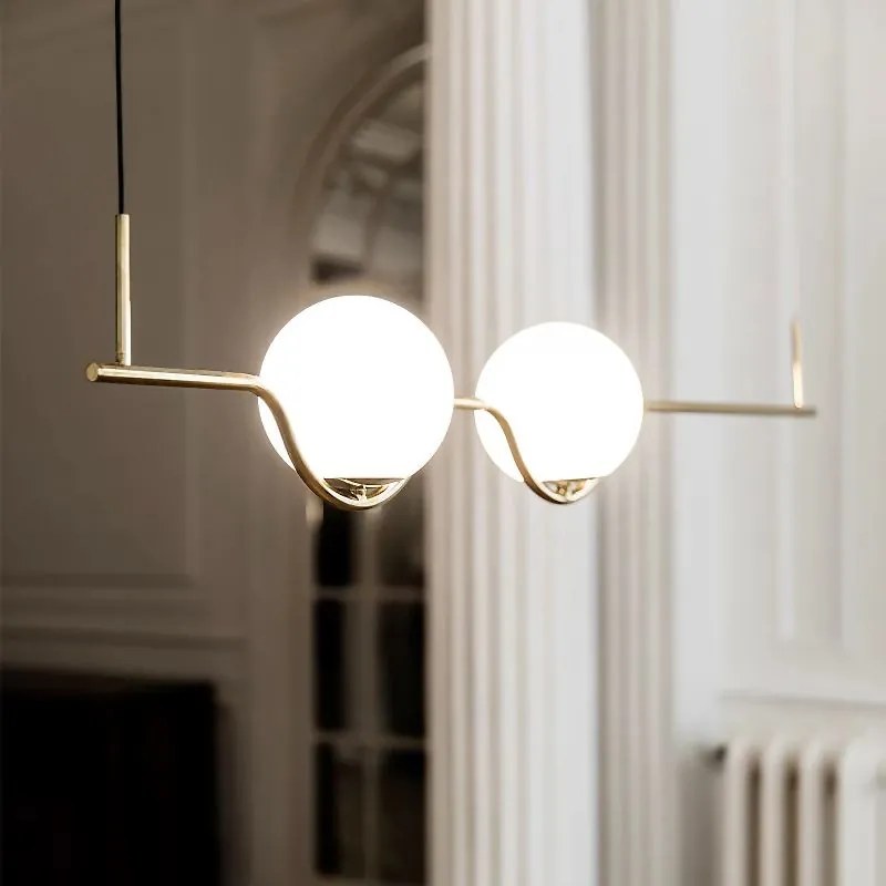 Toolight, Stropní svítidlo 2xE27 APP981-2CP, zlatá, OSW-05418