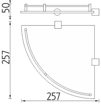 Nimco Police rohová s ohrádkou BR 11091RA-26