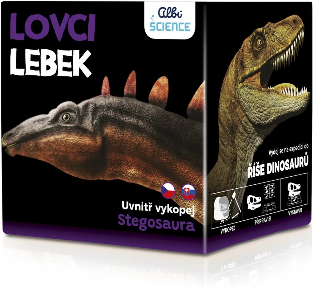 Albi lovci lebek stegosaurus
