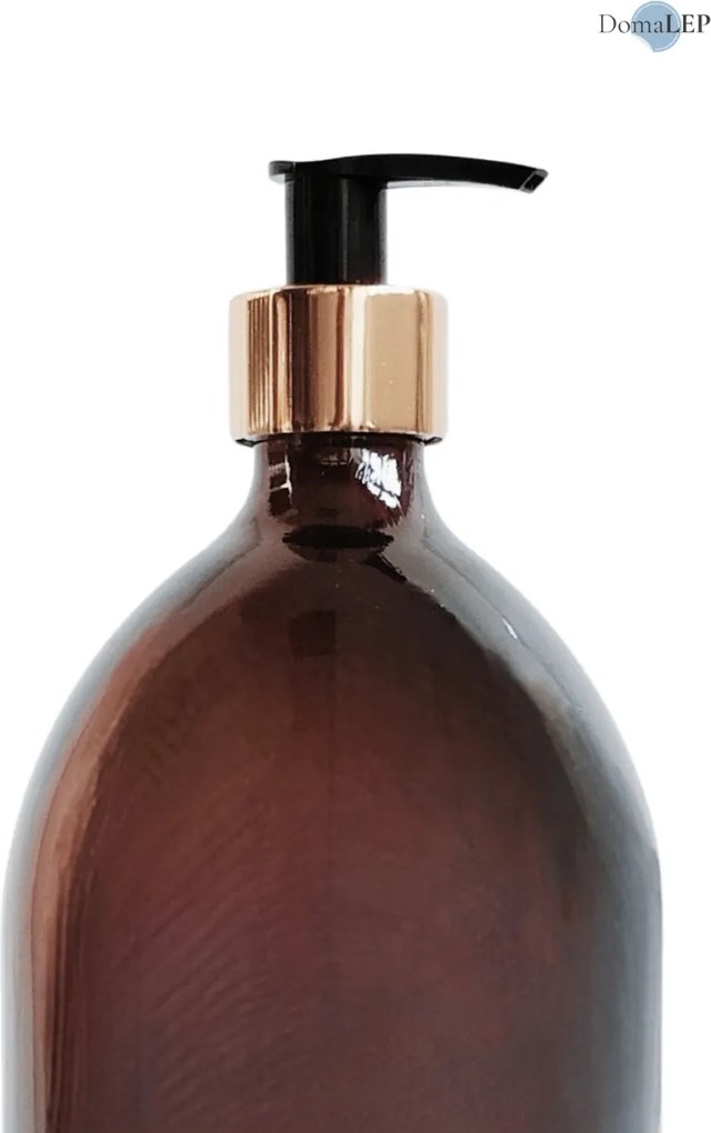Dávkovač mýdla MONA 1 000 ml s černo-zlatým dávkovačem