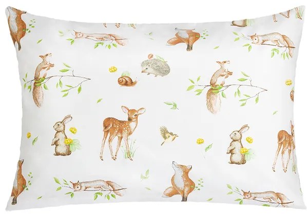 Bellatex Povláček bavlna 40x60cm na zip Zvířátko v lese
