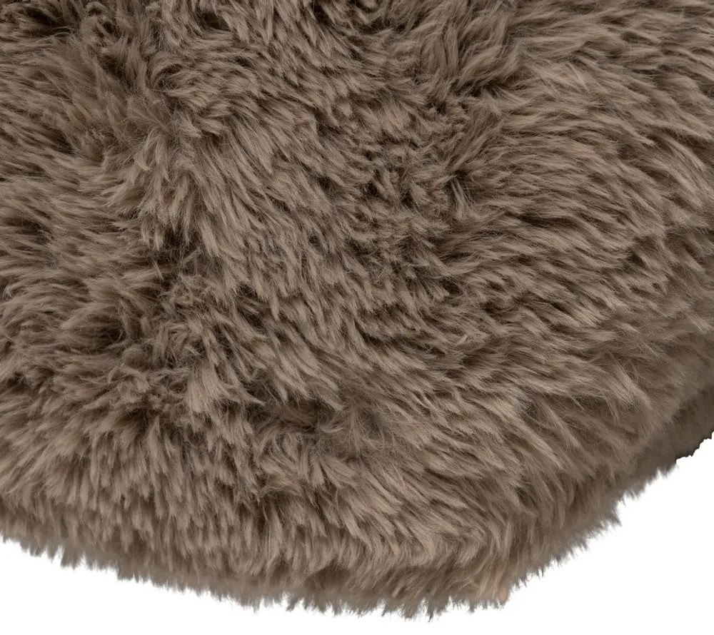 Hnědé křeslo Teddy – Ixia
