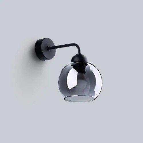 Nástěnné svítidlo SOLLUX ALINO 1 černé E27 1x60W bez žárovky SL.1139