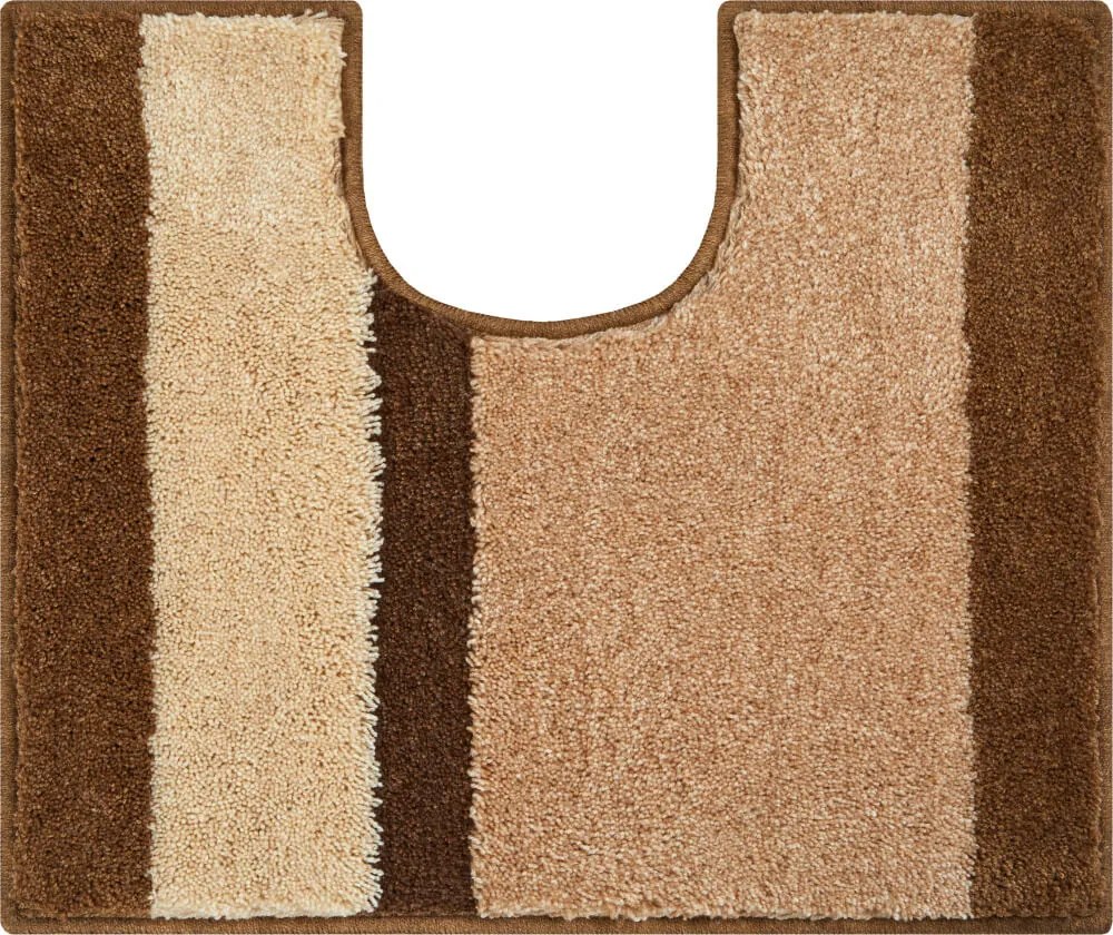 GRUND Koupelnová předložka ROOM béžový Rozměr: 50x60 cm s výřezem pro WC