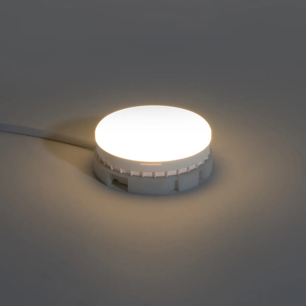 Sada 5 LED žárovek GX53 s 3-krokovým stmíváním Dim to Warm 7W 750 lm 2700K-4000K
