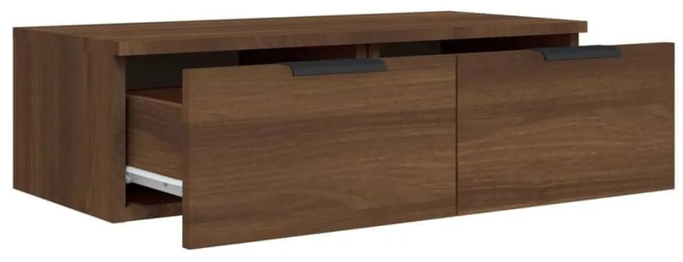Petromila Nástěnná skříňka hnědý dub 68 x 30 x 20 cm kompozitní dřevo
