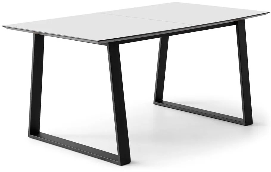 Bílý rozkládací jídelní stůl s bílou deskou 90x165 cm Meza – Hammel Furniture