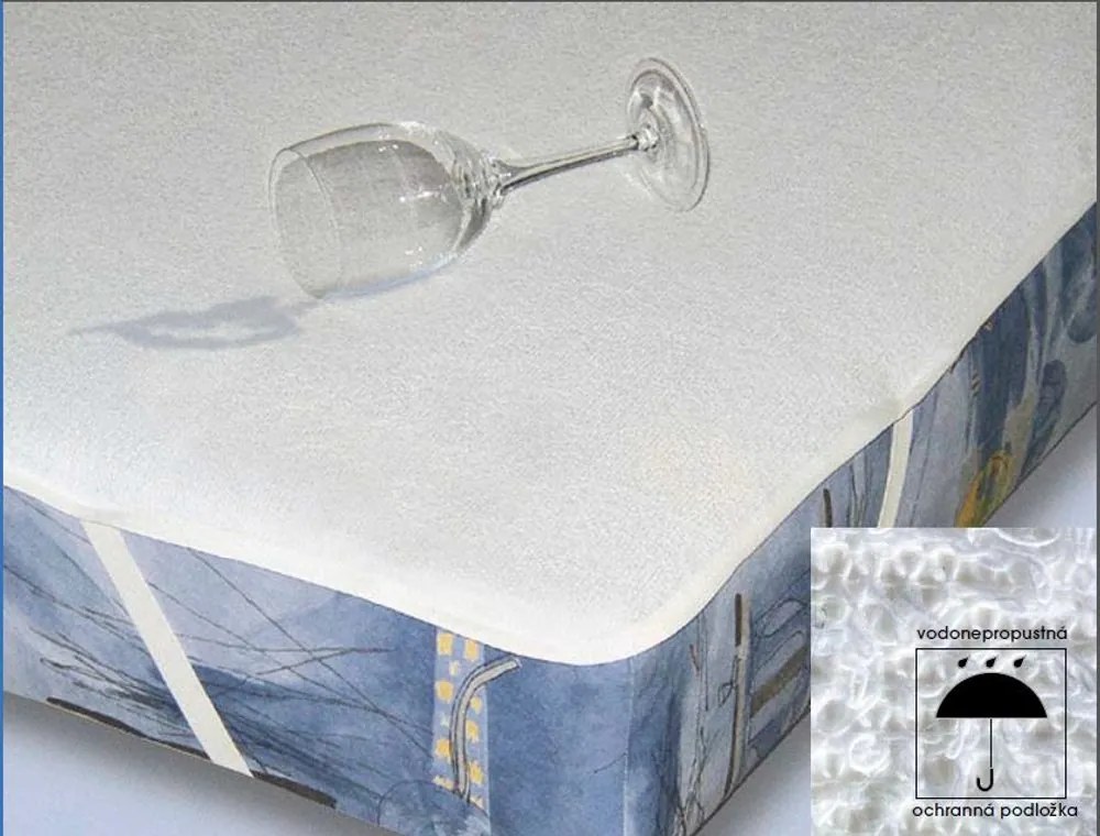 Nepropustný froté PVC chránič matrace pro miminka - 70x140 cm