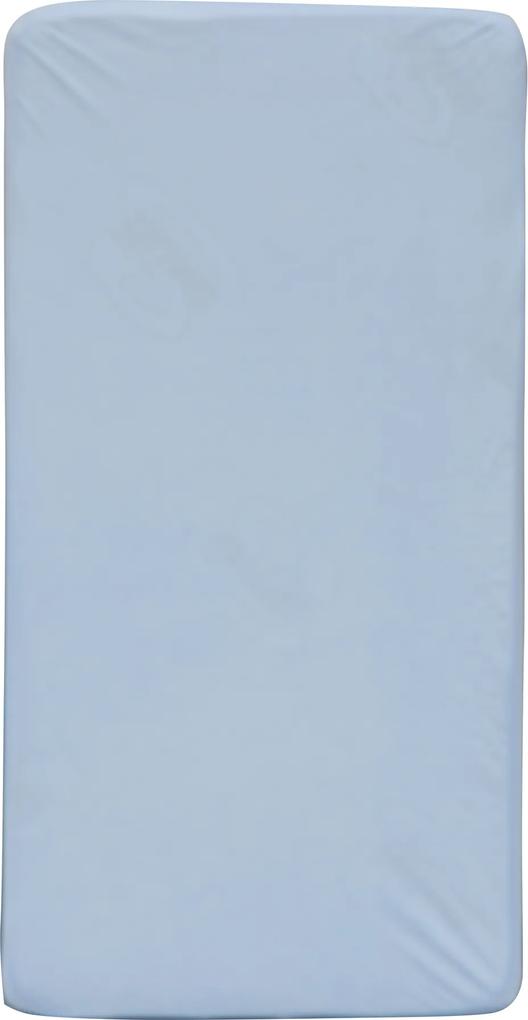 Nepropustné prostěradlo TENCEL - modrá 60 x 120 cm