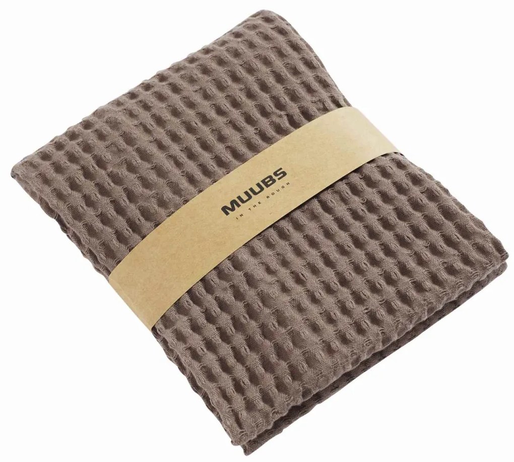 Bavlněný ručník Comfort hnědý Muubs