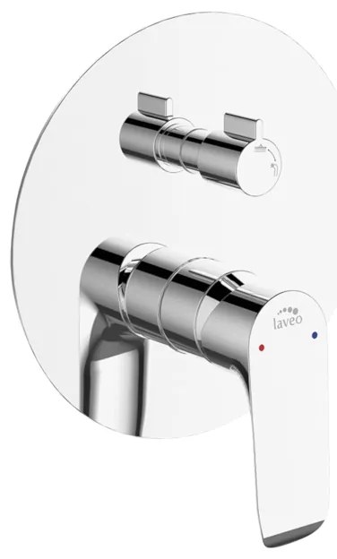 Laveo Sprchová baterie Alea podomítková s přepínačem - BLE_00PD, chrom