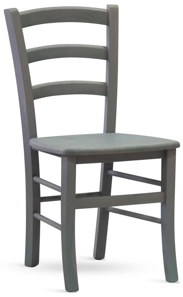 Stima Židle PAYSANE COLOR s masivním sedákem Odstín: Černá (lak)