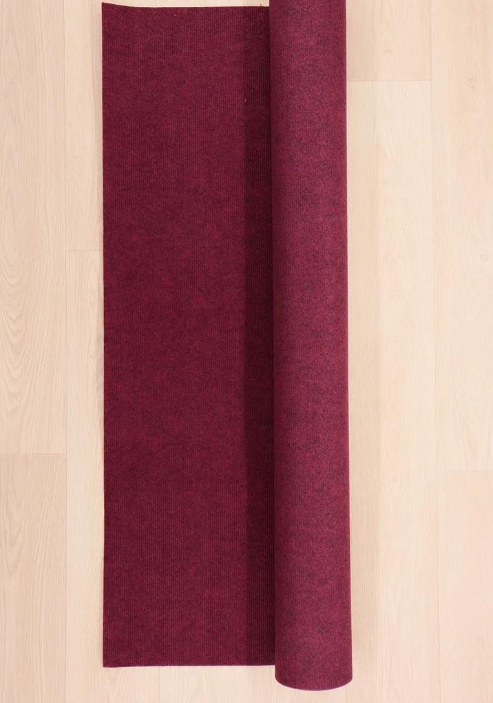 Betap koberce AKCE: 110x388 cm SUPER CENA: Vínový festivalový koberec metrážní Budget - Bez obšití cm