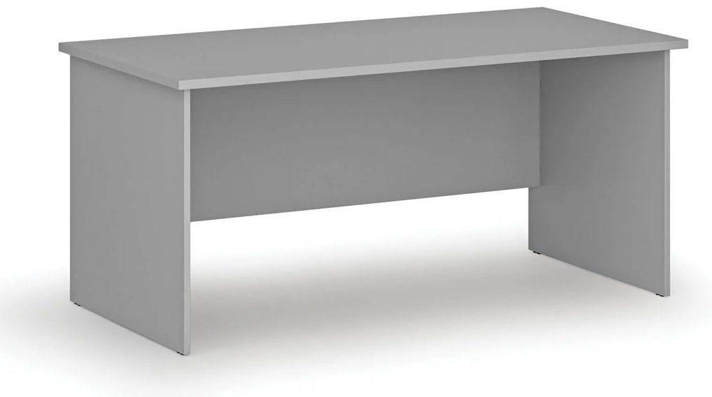 Kancelářský psací stůl PRIMO GRAY, 160x80 cm, šedá