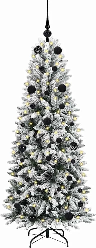 Umělý vánoční stromeček Bílá 150 cm PVC, plast, ocel a PE 3396034