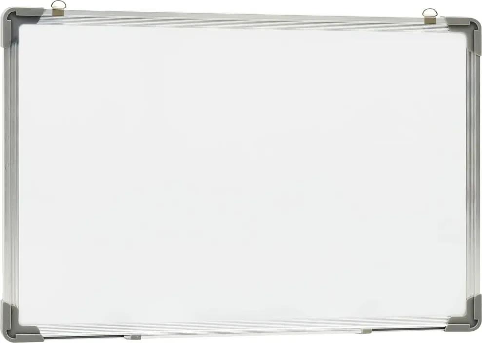 vidaXL Bílá magnetická tabule stíratelná za sucha 50 x 35 cm ocel [146630]