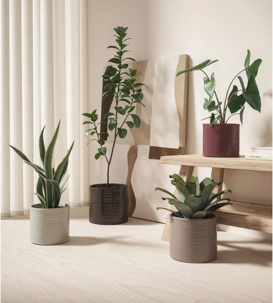 Keramický ručně vyrobený obal na květináč ø 18 cm Fortuna – Artevasi