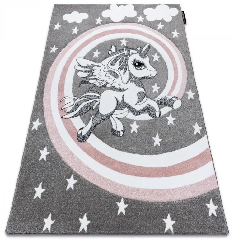 Dywany Łuszczów Dětský kusový koberec Petit Pony grey - 180x270 cm