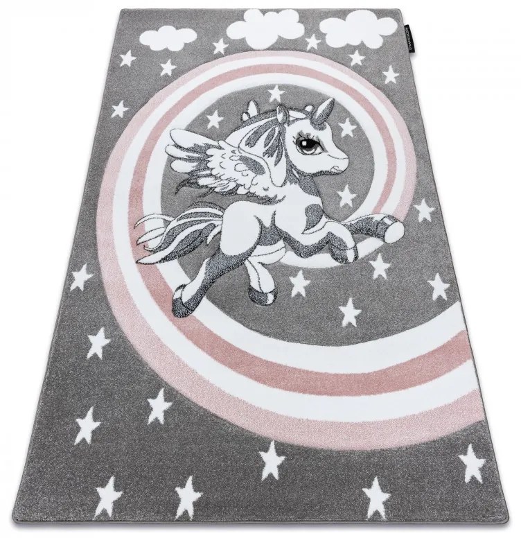 Dywany Łuszczów Dětský kusový koberec Petit Pony grey - 200x290 cm