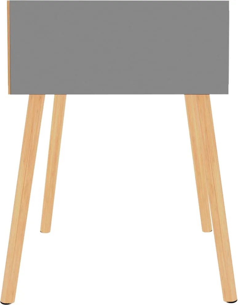 Noční stolky 2 ks šedé 40 x 40 x 56 cm kompozitní dřevo 326800
