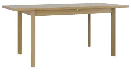 Rozkládací jídelní stůl se 6 židlemi AL15, Barva dřeva: bílá-L, Potah: Hygge D20