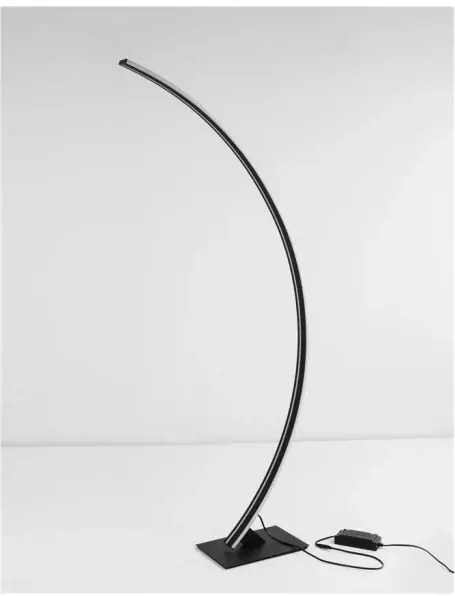 LED stojací lampa Premium 20 černé