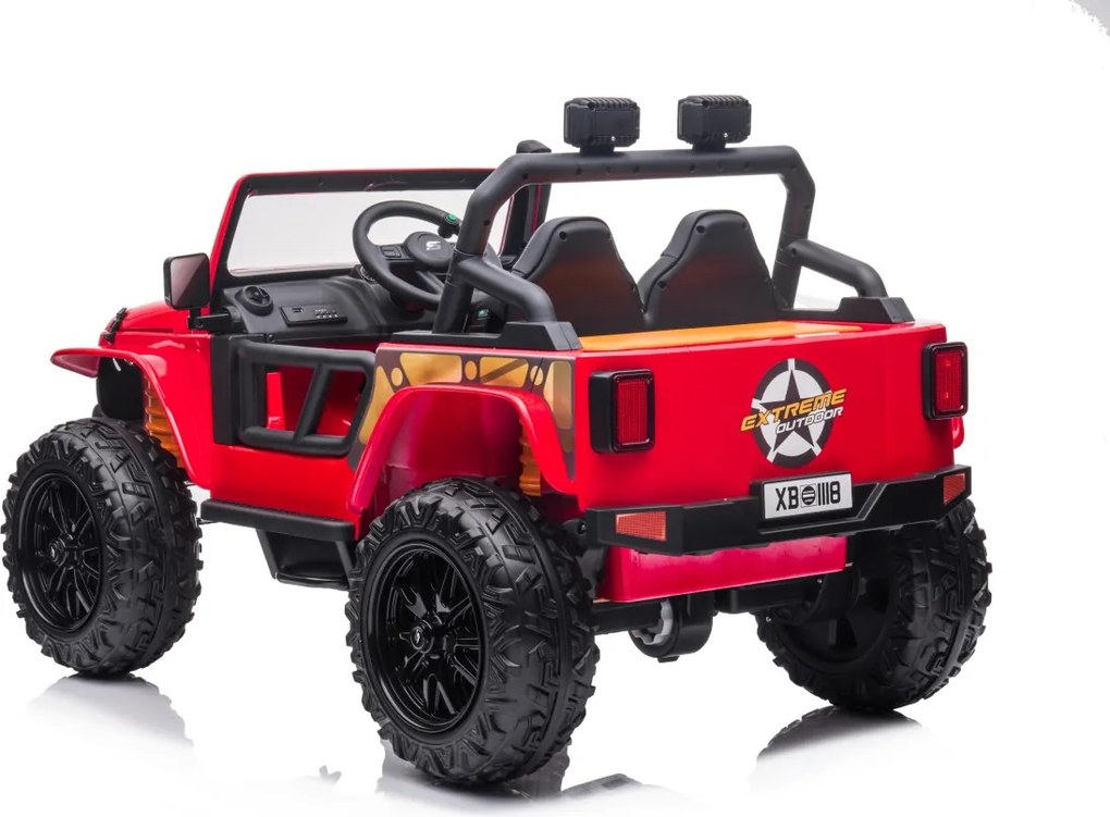 Ramiz Auto Jeep Monster červené