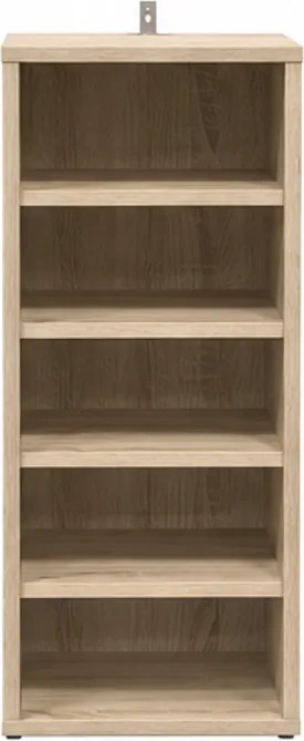 skříňka na boty, botník, 5 polic, dřevo, 72x36x32 cm, dub sonoma, Dekorino BB20260071