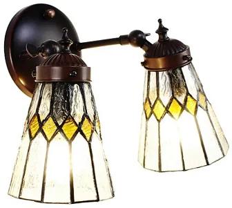 Nástěnná lampa Tiffany VINTAGE STREET Clayre &amp; Eef 5LL-6210