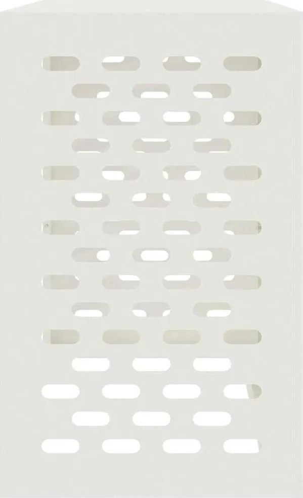 vidaXL Ochrana klimatizace Bílá 110 x 50 x 80 cm Ocel [865905]