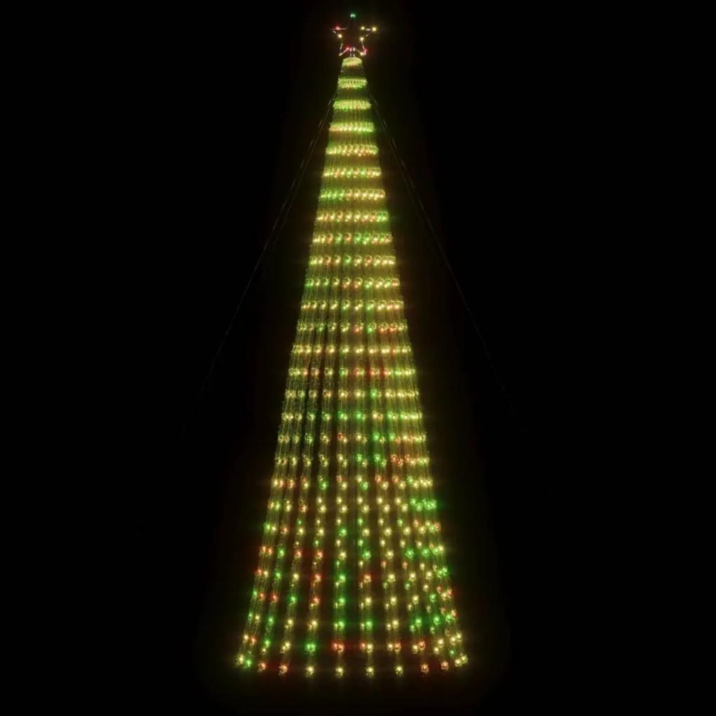 Vánoční stromek kužel 688 barevných LED diod 300 cm