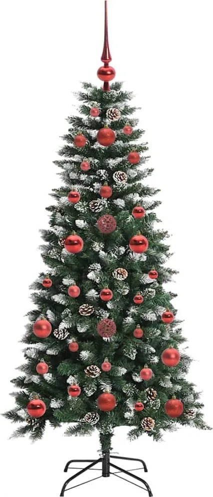 Umělý vánoční stromeček Zelená 120 cm PVC, plast a ocel 3395796