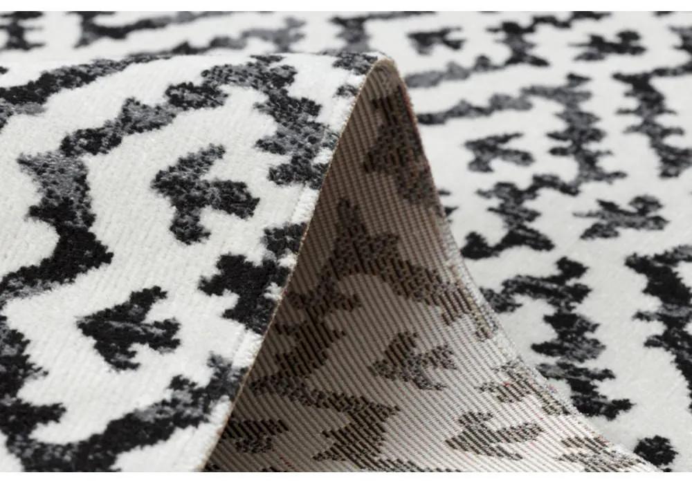 Kusový koberec Fabio černo krémový 200x290cm