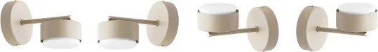 BRILAGI - LED RGB Stm. nástěnná lampa MONO 1xGX53/14W/230V Wi-Fi Tuya béžová