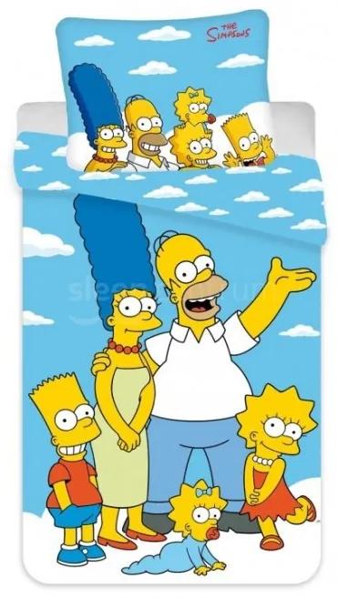 Bavlněné povlečení Simpsonovi 140x200 + 70x90 cm