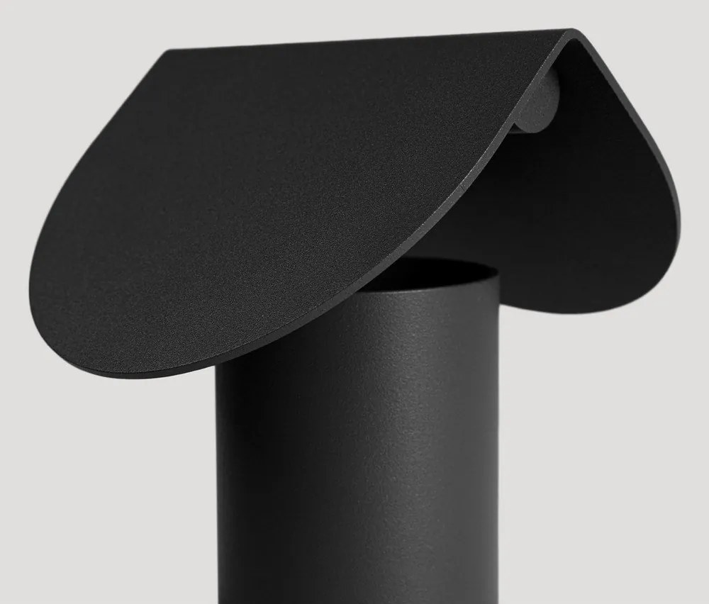 Černá hliníková LED stolní lampa (výška 15 cm) BISCUIT – Thoro