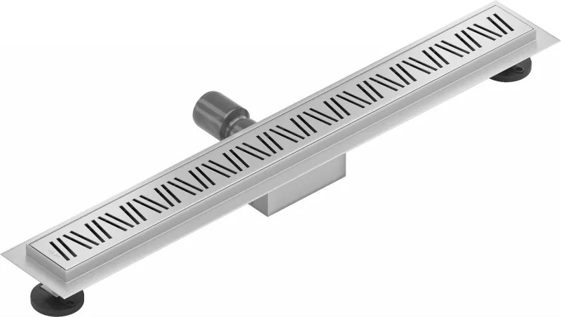 Mexen Flat nerezový sprchový žlab 70 cm vzor M22, 1029070-15