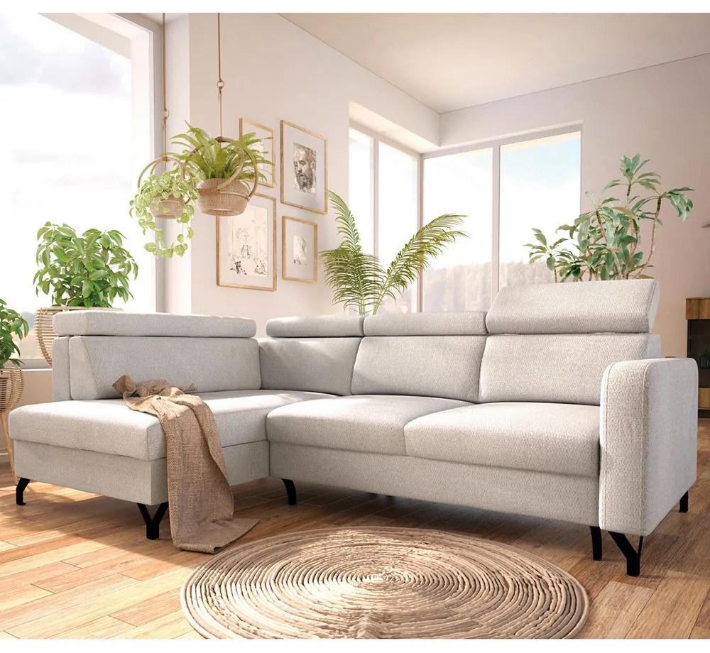 Sedací souprava ALLICANTE | 162x241 | rozkládací + USB + úlož. prostor | VÝBĚR TKANIN